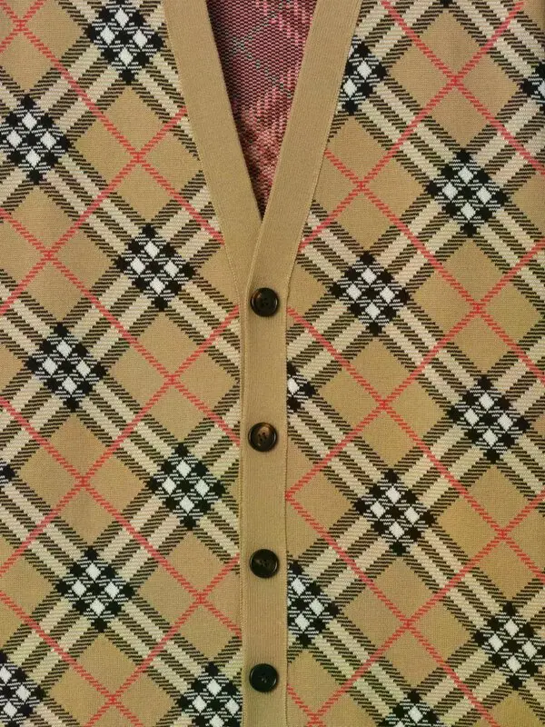 Burberry Check Cardigan