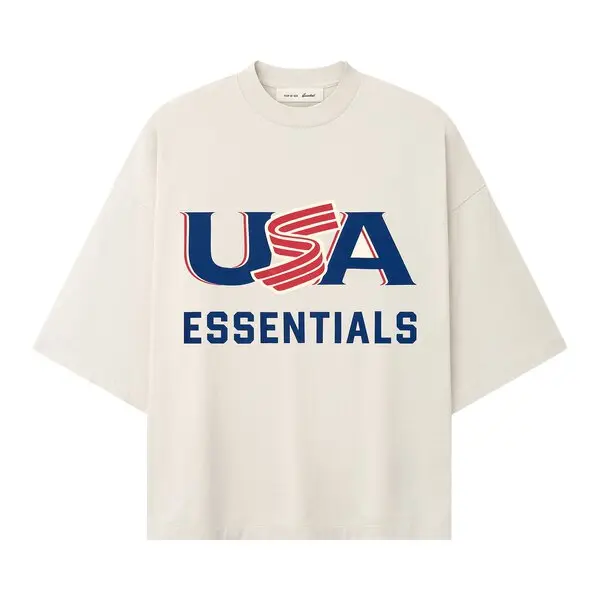 Fear Of God Usa Merch Tee - White