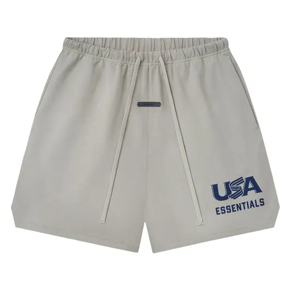 Fear Of God Usa Jersey Sweatshort - Grey