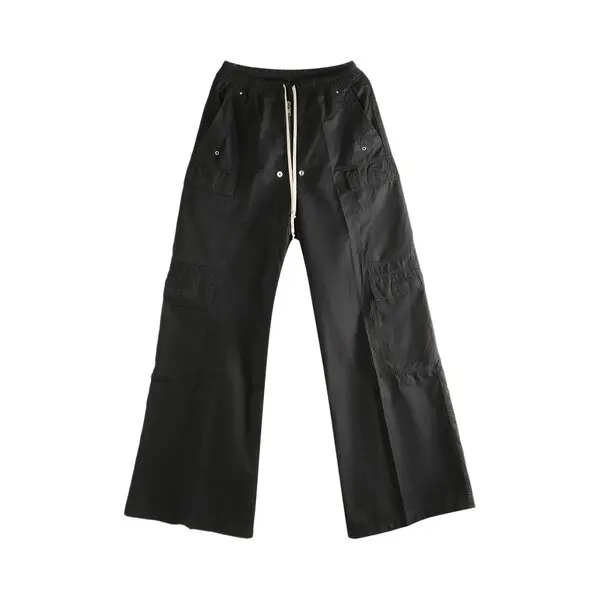Rick Owens Double Cargo Jumbo Belas Pantaloni - Black