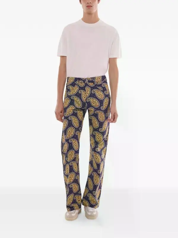 FURSAC Paisley-print Jeans - Blue