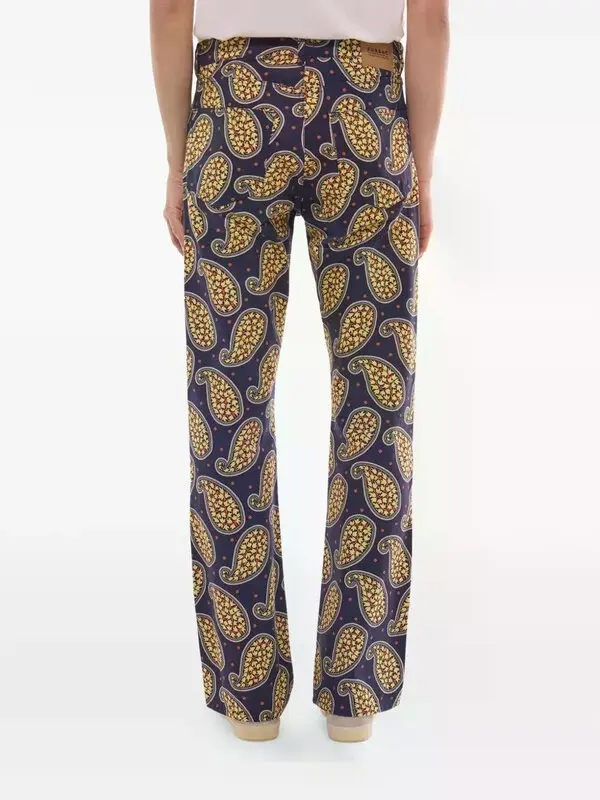 FURSAC Paisley-print Jeans - Blue