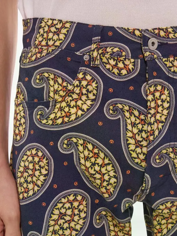 FURSAC Paisley-print Jeans - Blue