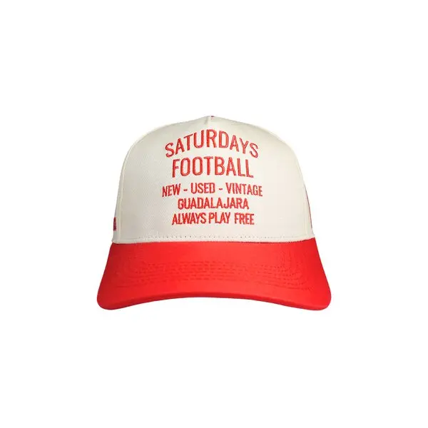 SATURDAYS FOOTBALL Guadalajara 5 Panel Cap - White