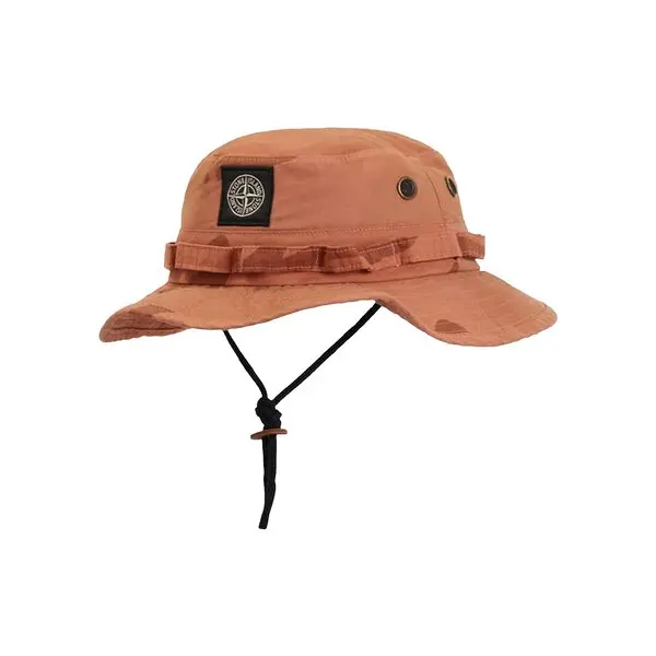Supreme X Stone Island Camo Boonie - Orange