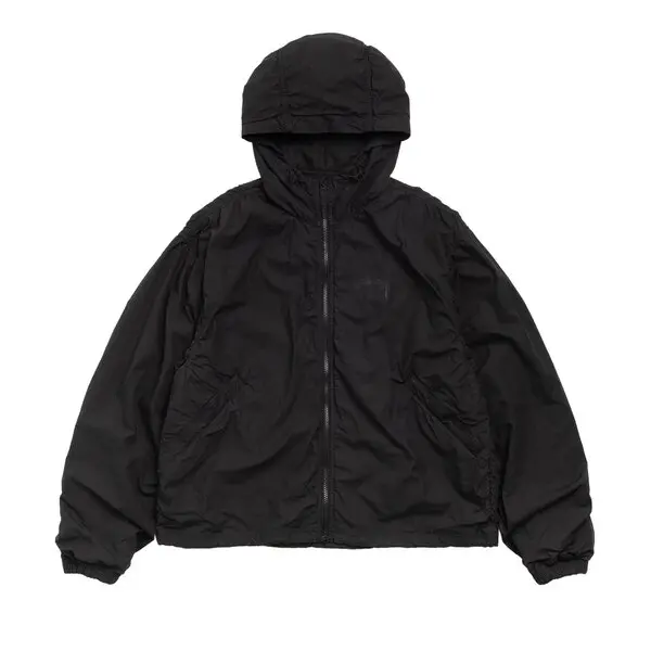 StÜssy Double Cotton Hooded Jacket - Black