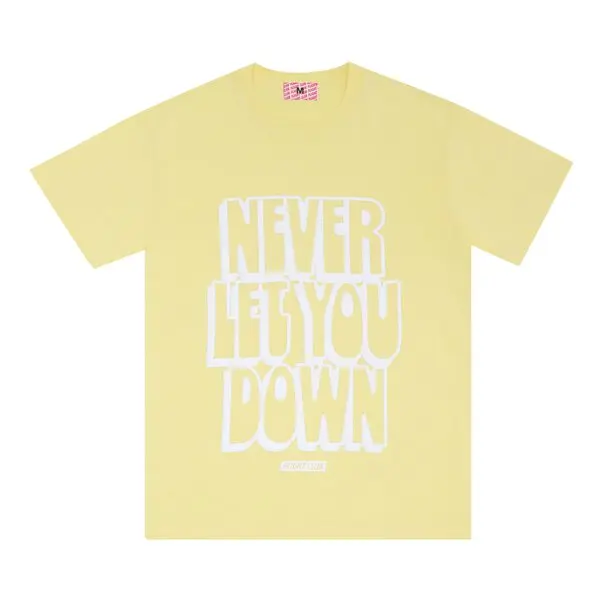 FLIGHT CLUB Never Let You Down Tee - Yellow