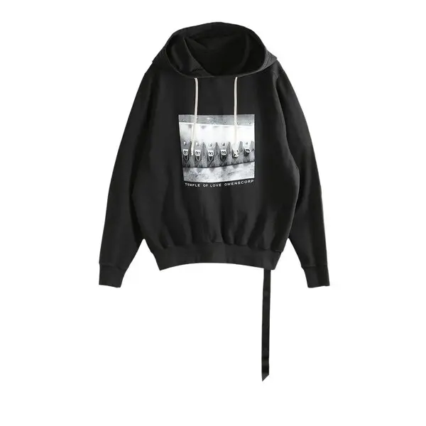 Rick Owens Felpa Oversized Hoodie