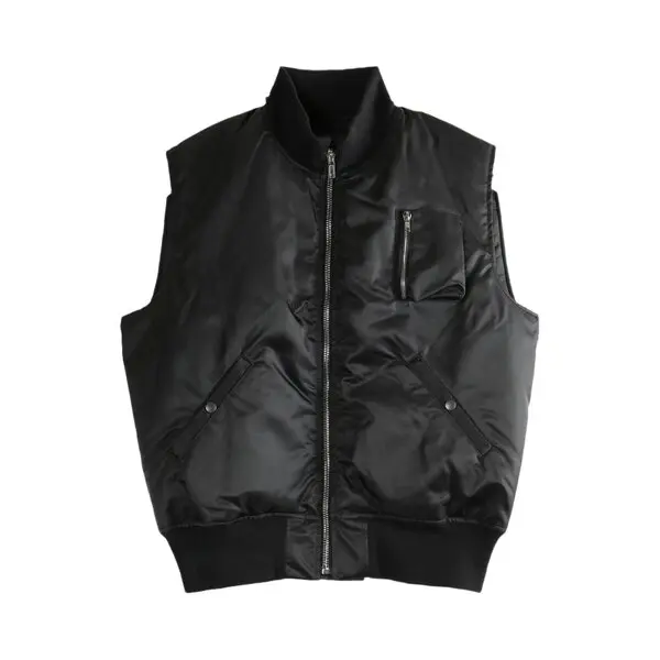 Rick Owens Imbottito Senza Maniche Tankers Bomber