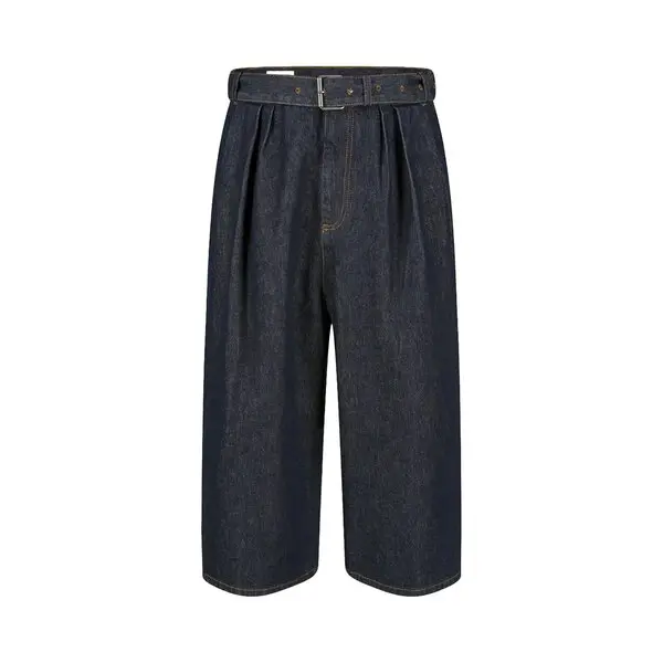 Dries Van Noten Washed Heavyweight Pants - Blue