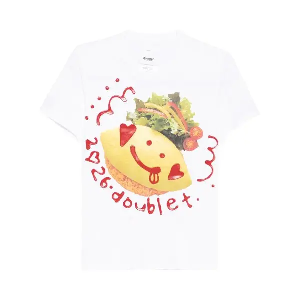 DOUBLET Printed T-shirt - White