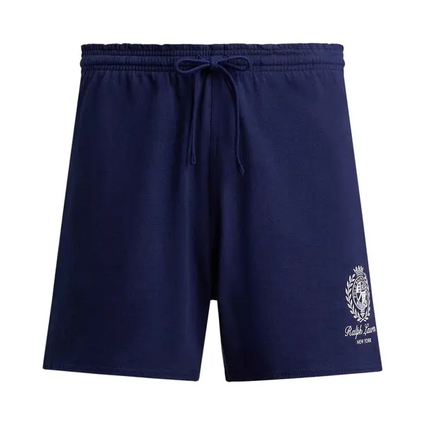 Polo Ralph Lauren Heavyweight Jersey Knit Graphic Pull-on Short 'newport Navy - Blue