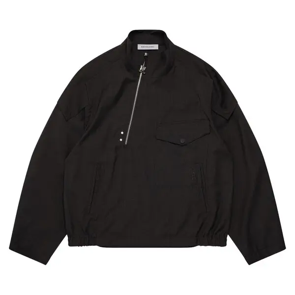 KIKO KOSTADINOV Melange Wool Farkas Pullover Jacket