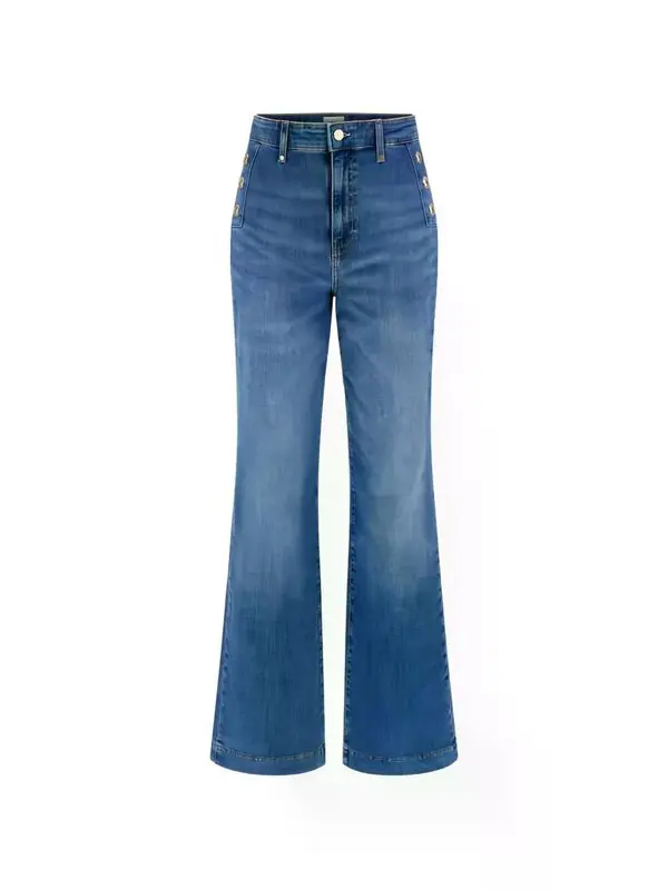 Guess Button-detailed Jeans - Blue