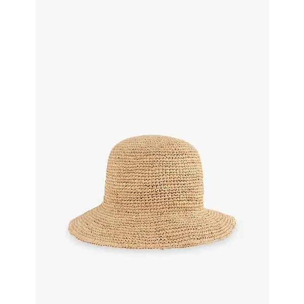 BOUTIQUE BONITA Bonita's Raffia Bucket Hat - Neutral