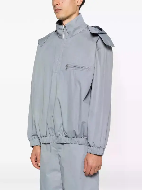 RIER Zip Pocket Cotton Jacket - Blue