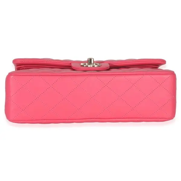 Chanel Quilted Lambskin Classic Double Flap Bag - Pink