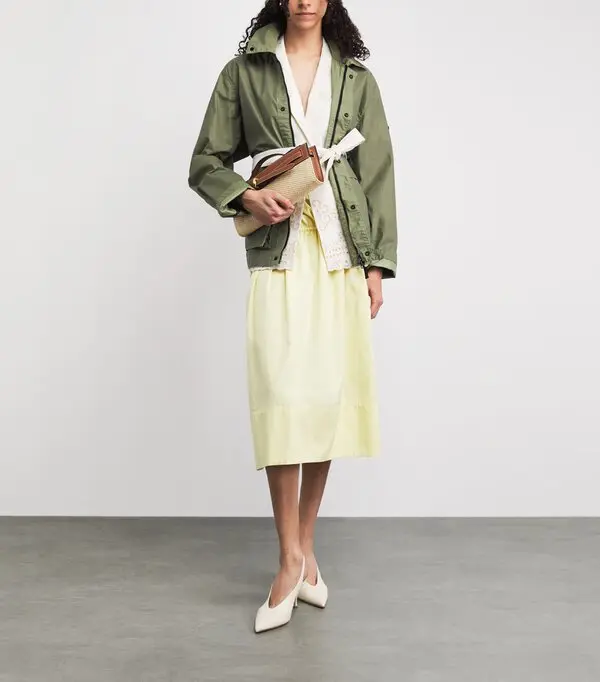 Veronica Beard Eyelet Belted Blazer