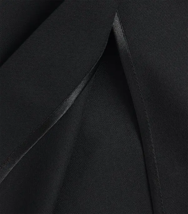LAURA PITHARAS Wool Flared Suit Trousers
