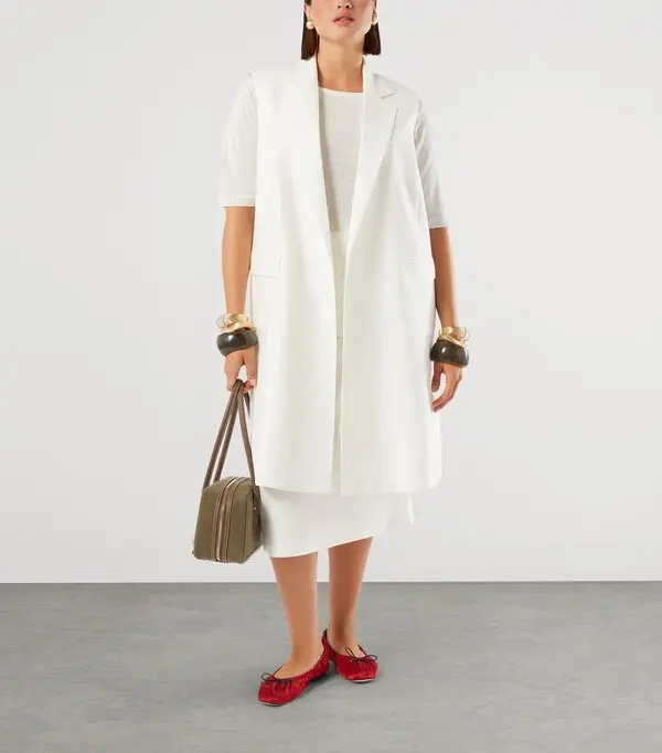 Marina Rinaldi Linen Longline Blazer