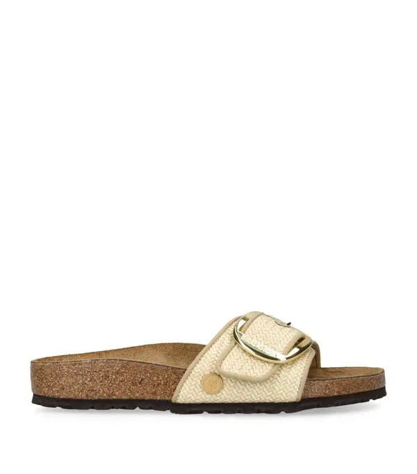 BIRKENSTOCK Raffia Madrid Big Buckle Sandals