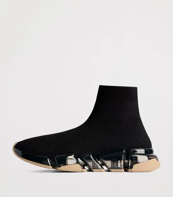 Balenciaga Speed 2.0 Knit Sneakers - Black