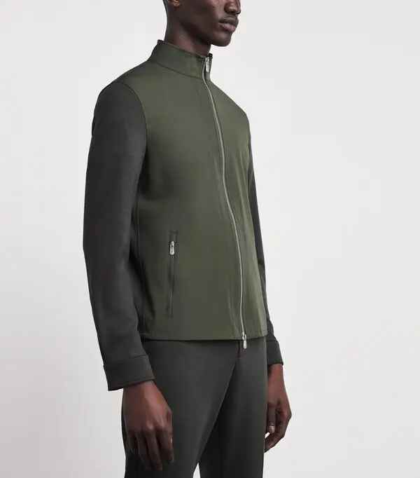 Marco Pescarolo Hybrid Zip-up Jacket