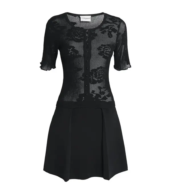 Claudie Pierlot Knitted Mini Dress