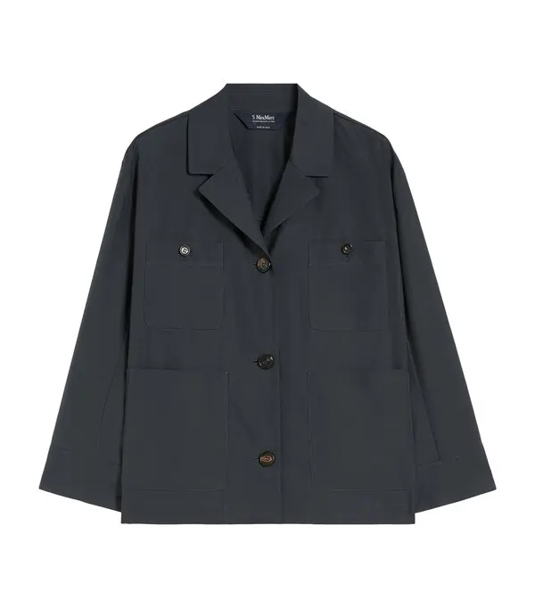 Max Mara Cotton Pocket Shacket