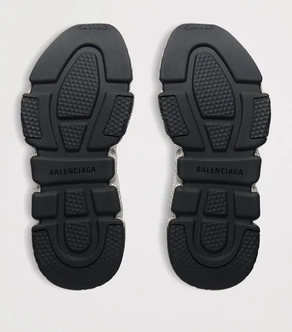 Balenciaga Rhinestone-embellished Speed High-top Sneakers