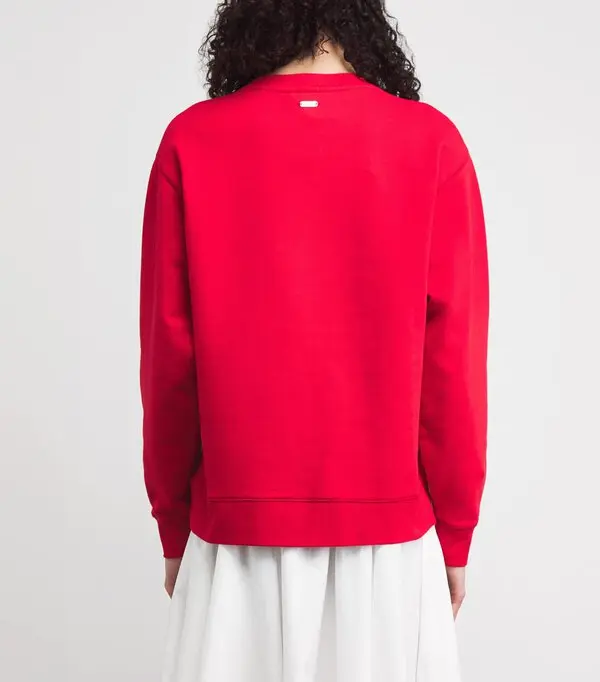 Barbour Logo Hartland Sweatshirt - Red