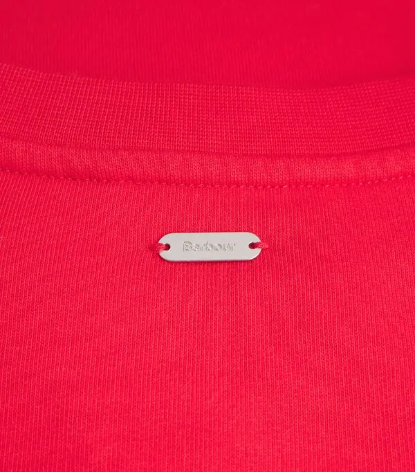 Barbour Logo Hartland Sweatshirt - Red