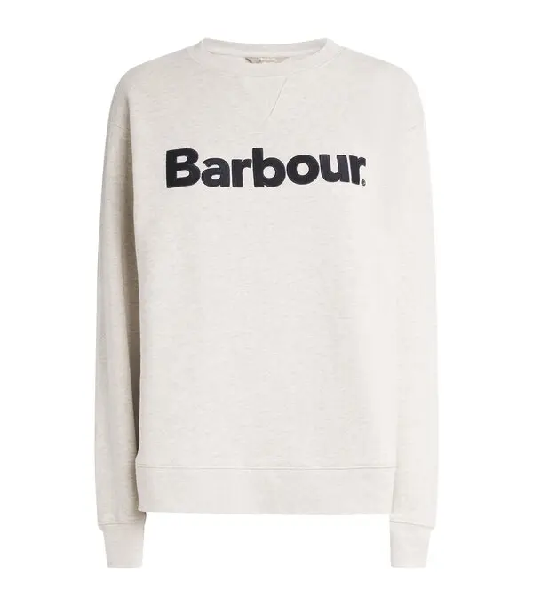 Barbour Logo Hartland Sweatshirt - Grey