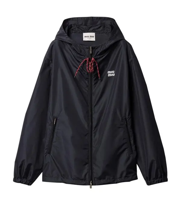 Miu Miu Hooded Jacket - Blue