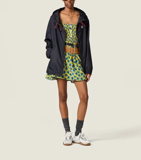 Miu Miu Hooded Jacket - Blue