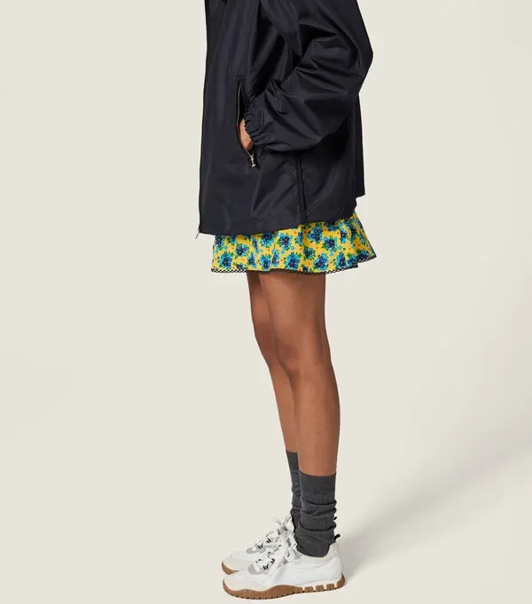 Miu Miu Hooded Jacket - Blue