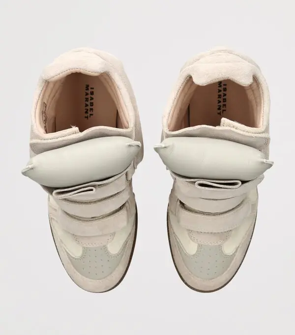 Isabel Marant Étoile Suede Bekett Wedge Sneakers - Beige