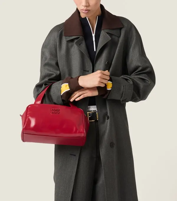 Miu Miu Wool Contrast-collar Coat