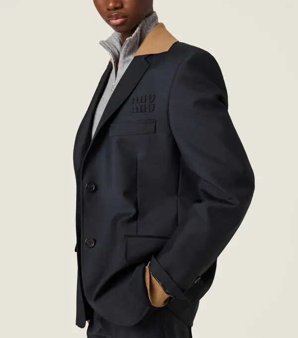 Miu Miu Mohair-wool Blazer