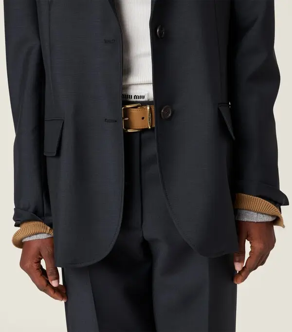 Miu Miu Mohair-wool Blazer