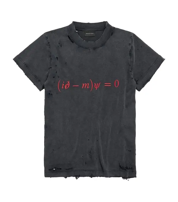 Balenciaga Cotton Dirac Formula T-shirt