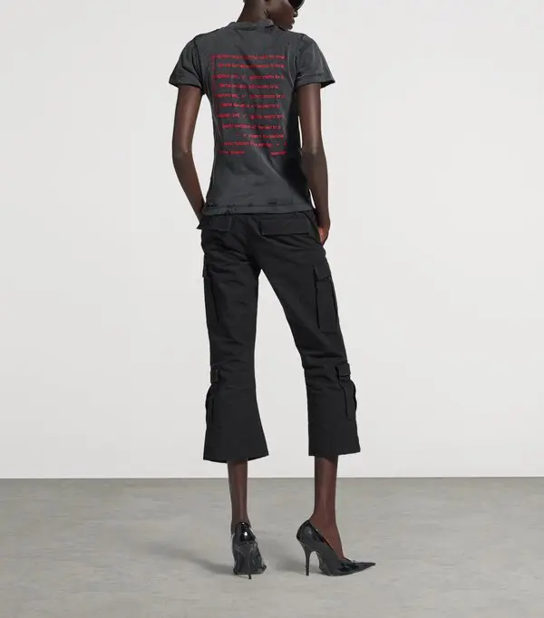 Balenciaga Cotton Dirac Formula T-shirt