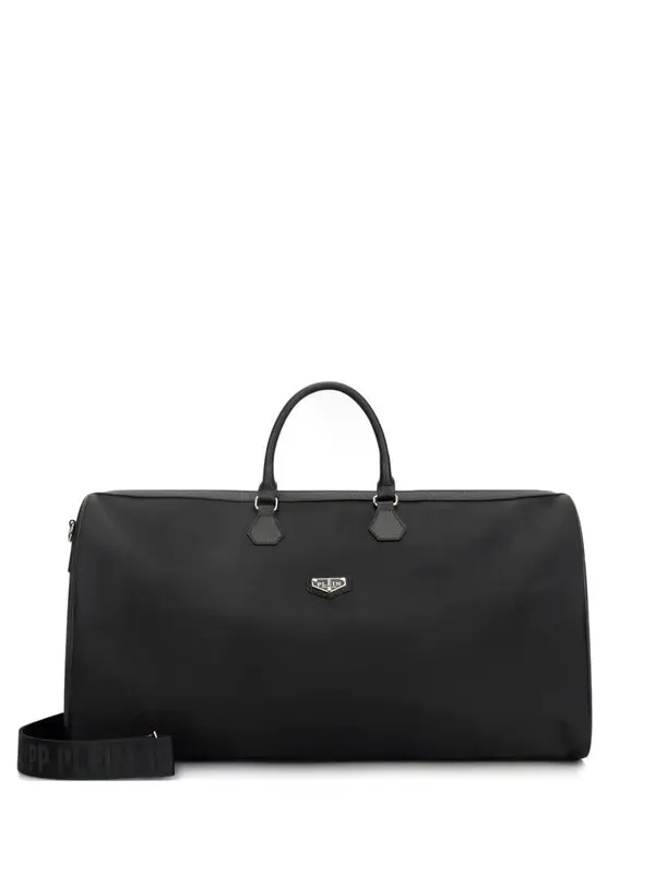 Philipp Plein Logo-plaque Weekend Luggage Bag - Black