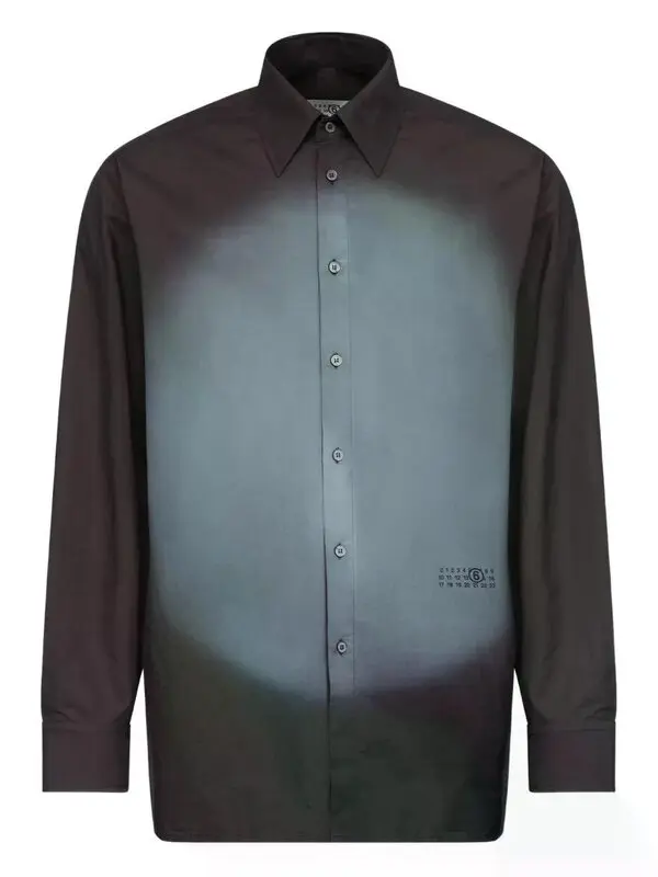MAISON MARGIELA Buttoned Long-sleeved Shirt - Black