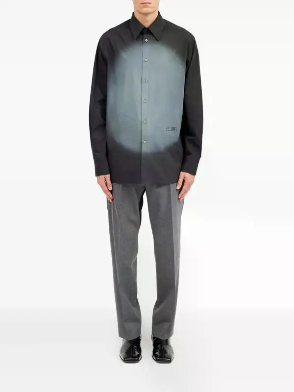 MAISON MARGIELA Buttoned Long-sleeved Shirt - Black