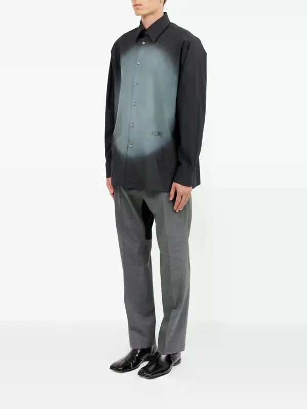 MAISON MARGIELA Buttoned Long-sleeved Shirt - Black