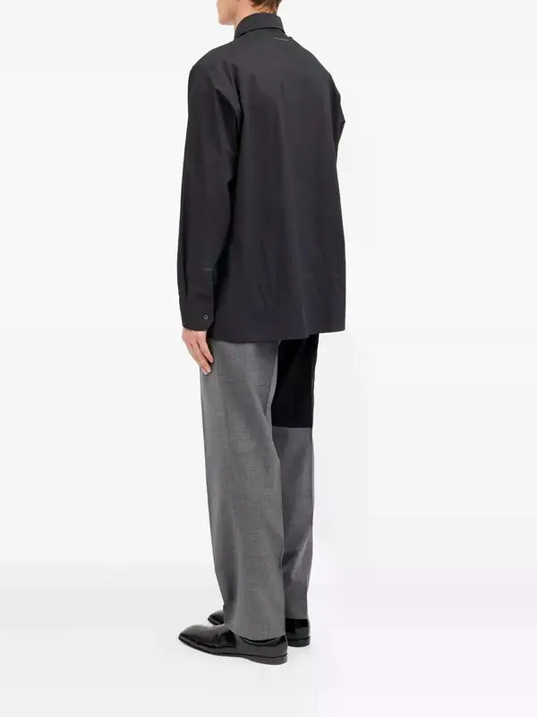 MAISON MARGIELA Buttoned Long-sleeved Shirt - Black