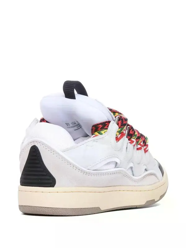 LANVIN Curb Round-toe Sneakers - White
