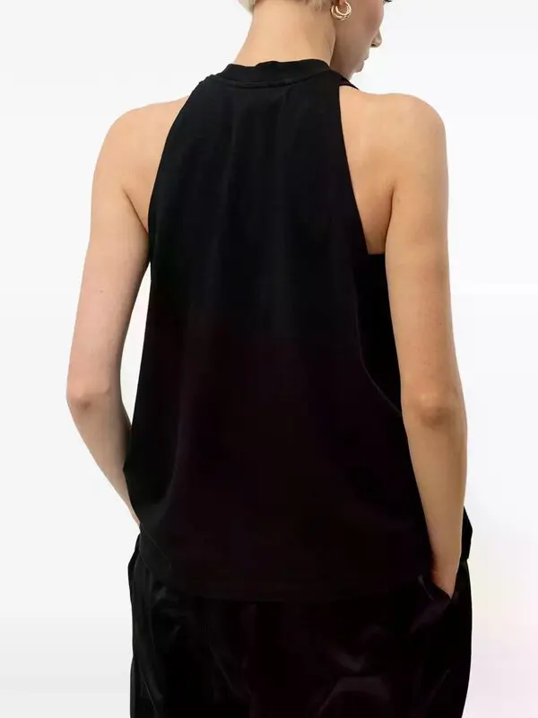 DARKPARK Sleeveless Racer-back Top With Cut-out Detail