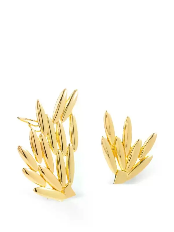 Federica Tosi Leaf Design Earrings